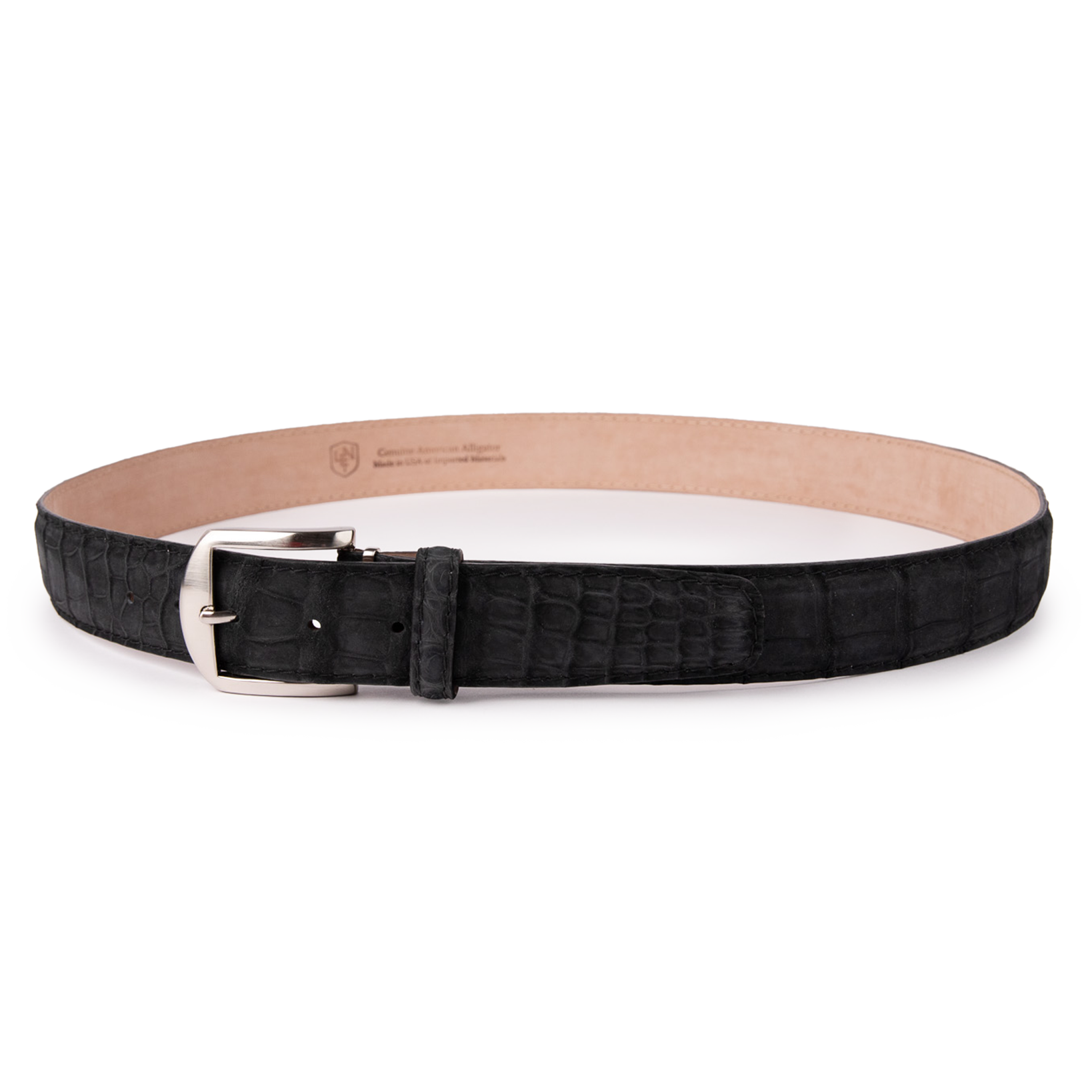 Premium Black Alligator Belt for Men – Shop Now